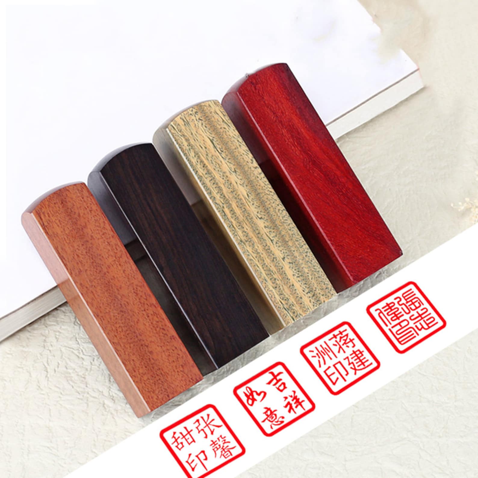 Japanese Hanko Chop Chinese Name Stamp Custom Wood Stamp Japanese ...