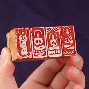 Stone Seal Stamp With Buddha Designs Chinese Mood Seal Traditional Art ...