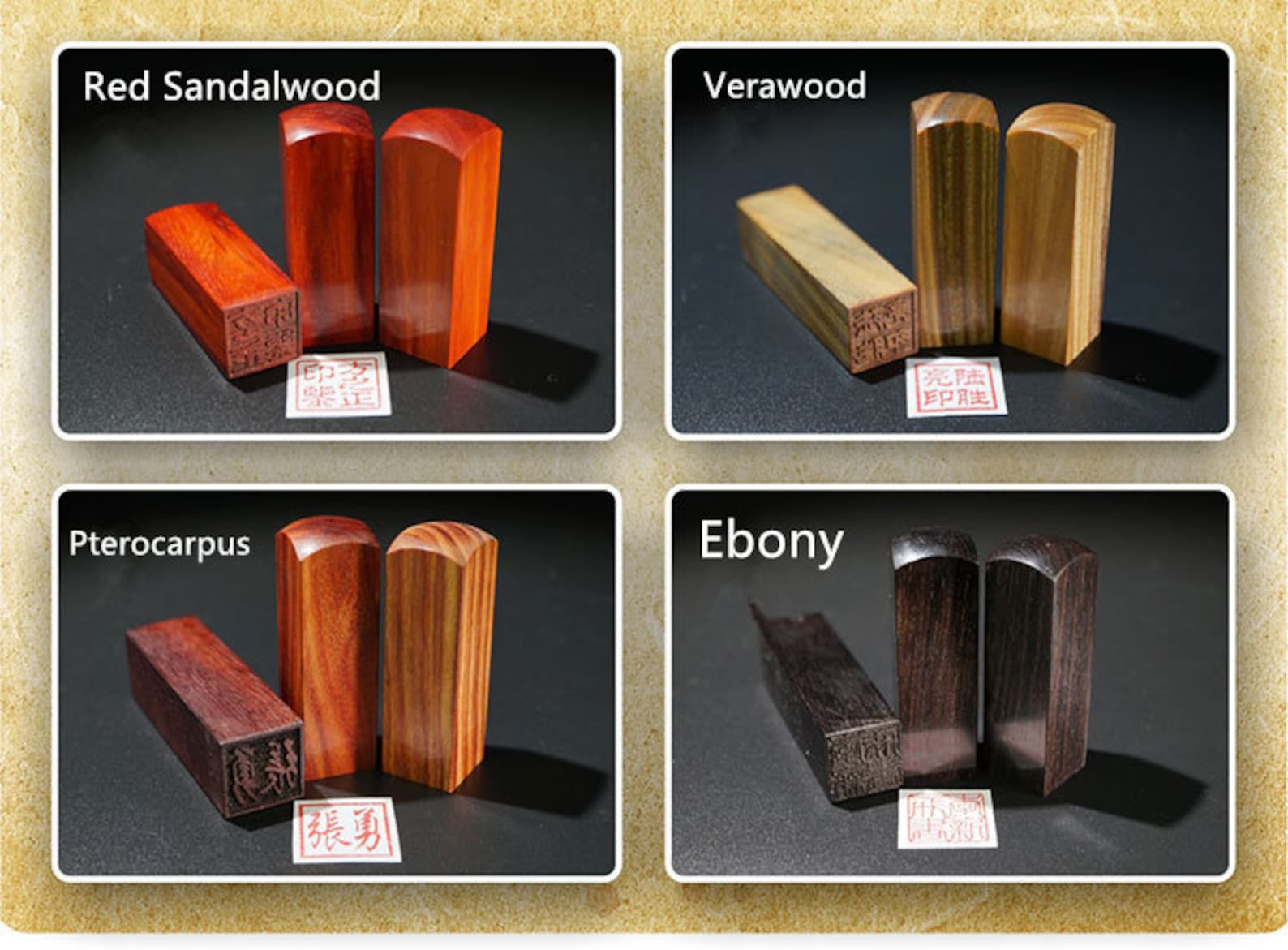 Japanese Hanko Chop Chinese Name Stamp Custom Wood Stamp Japanese ...