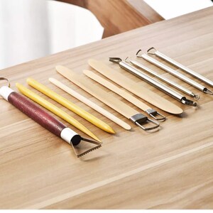 Set of 26 Pottery Tools Kit. Tool Set for Working With Pottery ...