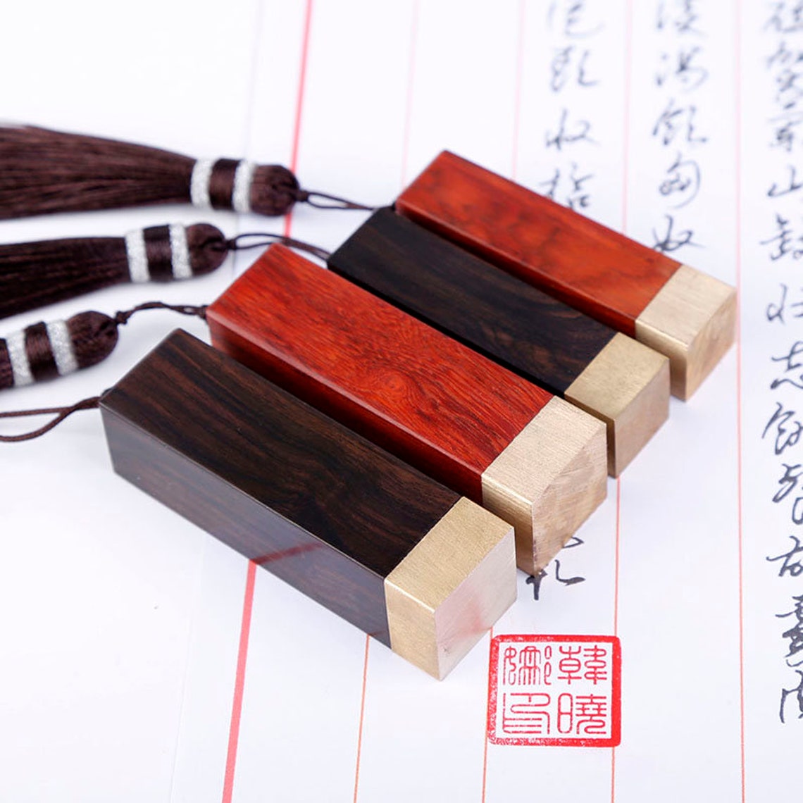 Custom Brass Seal/ Korean Dojang / Personalized Korean Dojang / Korean ...