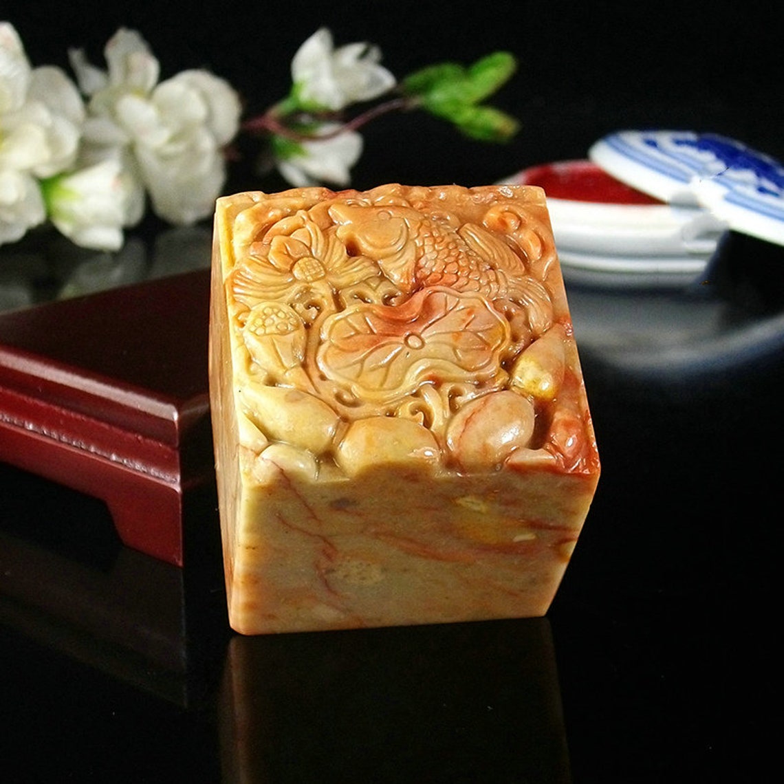 Engraved Large Chinese Chop Chinese Name Stamp Personal Art - Etsy