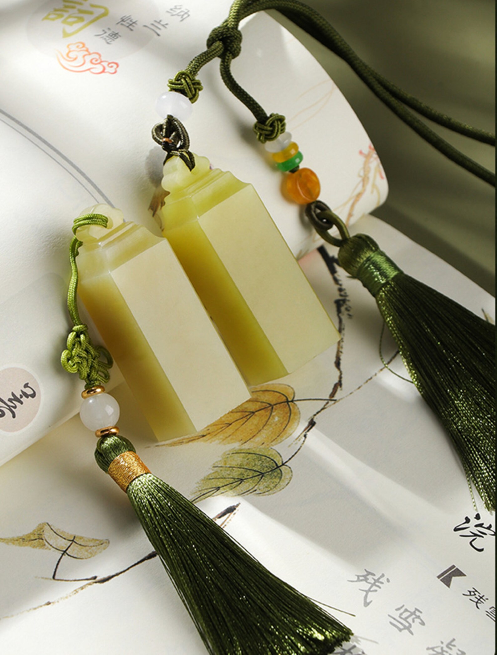 Custom Name Seal/green Stone Seal Carving/chinese Stone Square Seal ...