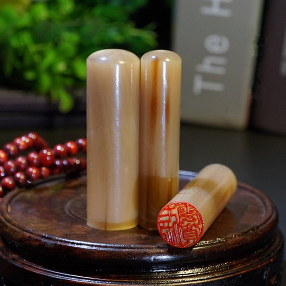 Japanese Hanko Chop Japanese Name Stamp Custom Ox Horn Stamp - Etsy UK