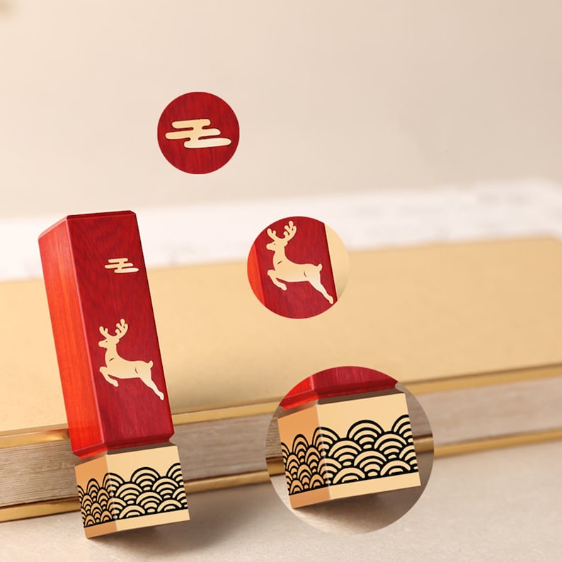 Custom Chinese Name Chop Personal Asian Stamp Seal Natural Red Sandal ...