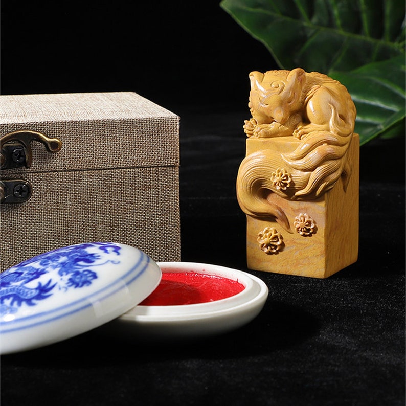 Custom Name Seal/stone Seal Carving/chinese Stone Square Seal With Your ...