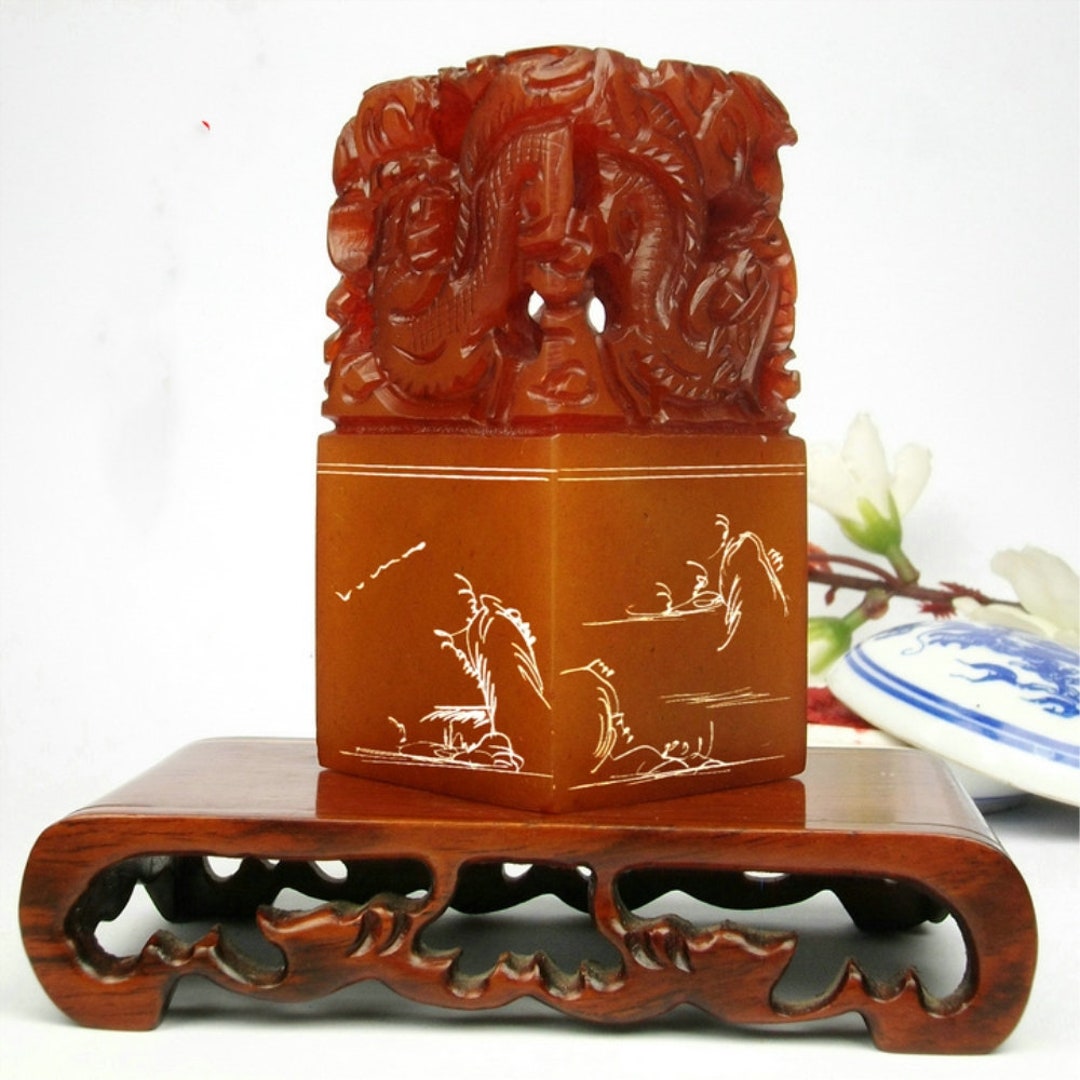Chinese Seal Custom Chinese Art Stamps Chinese Exquisite Hand Carved ...