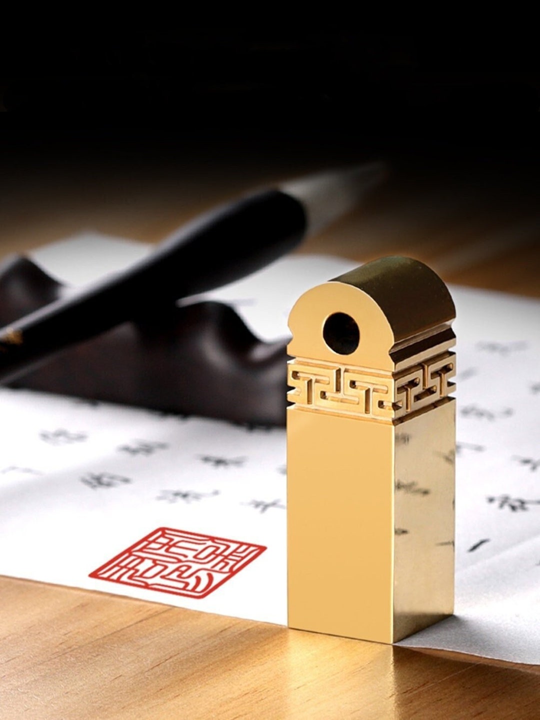 Brass Stamp Custom Metal Stamp Personal Chinese Name Stamp Chinese ...