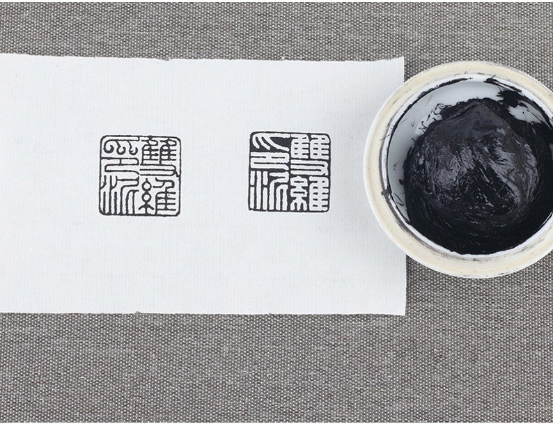 Calligraphy Painting Black Ink Paste Chinese Yinni Pad Ink | Etsy