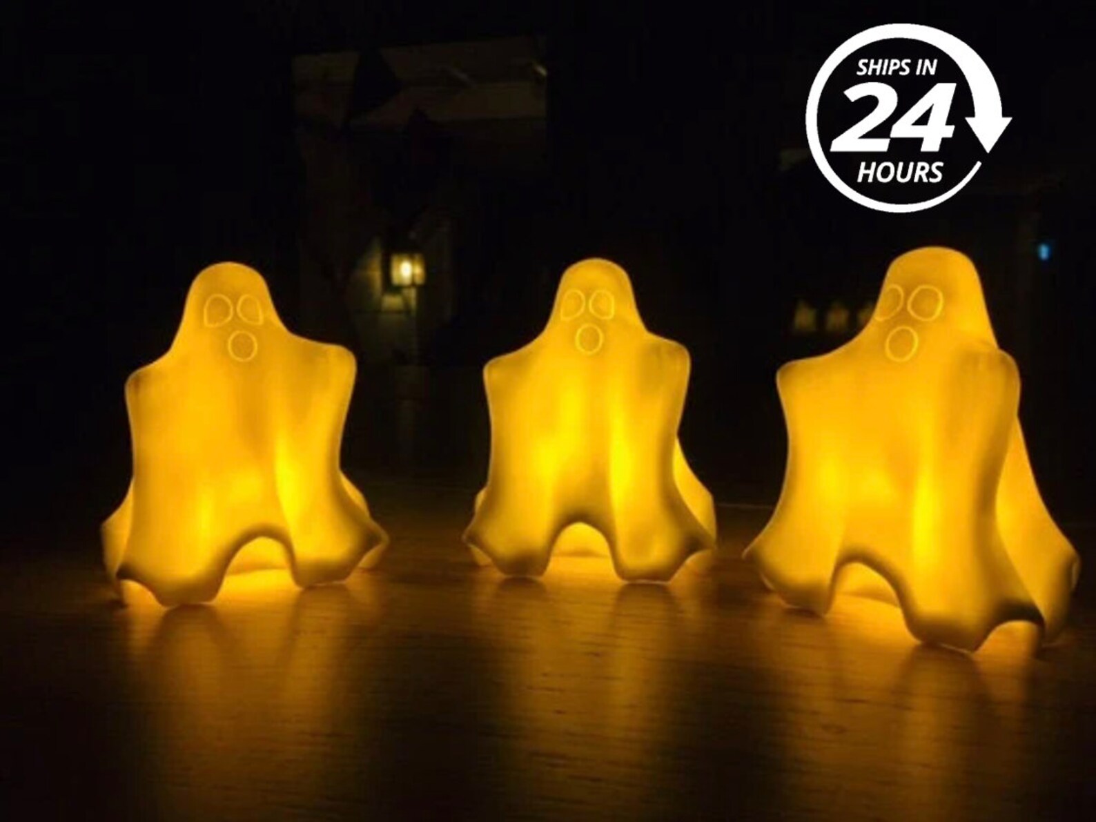 Light up Halloween Ghost Decorations glowing Halloween Ghost | Etsy