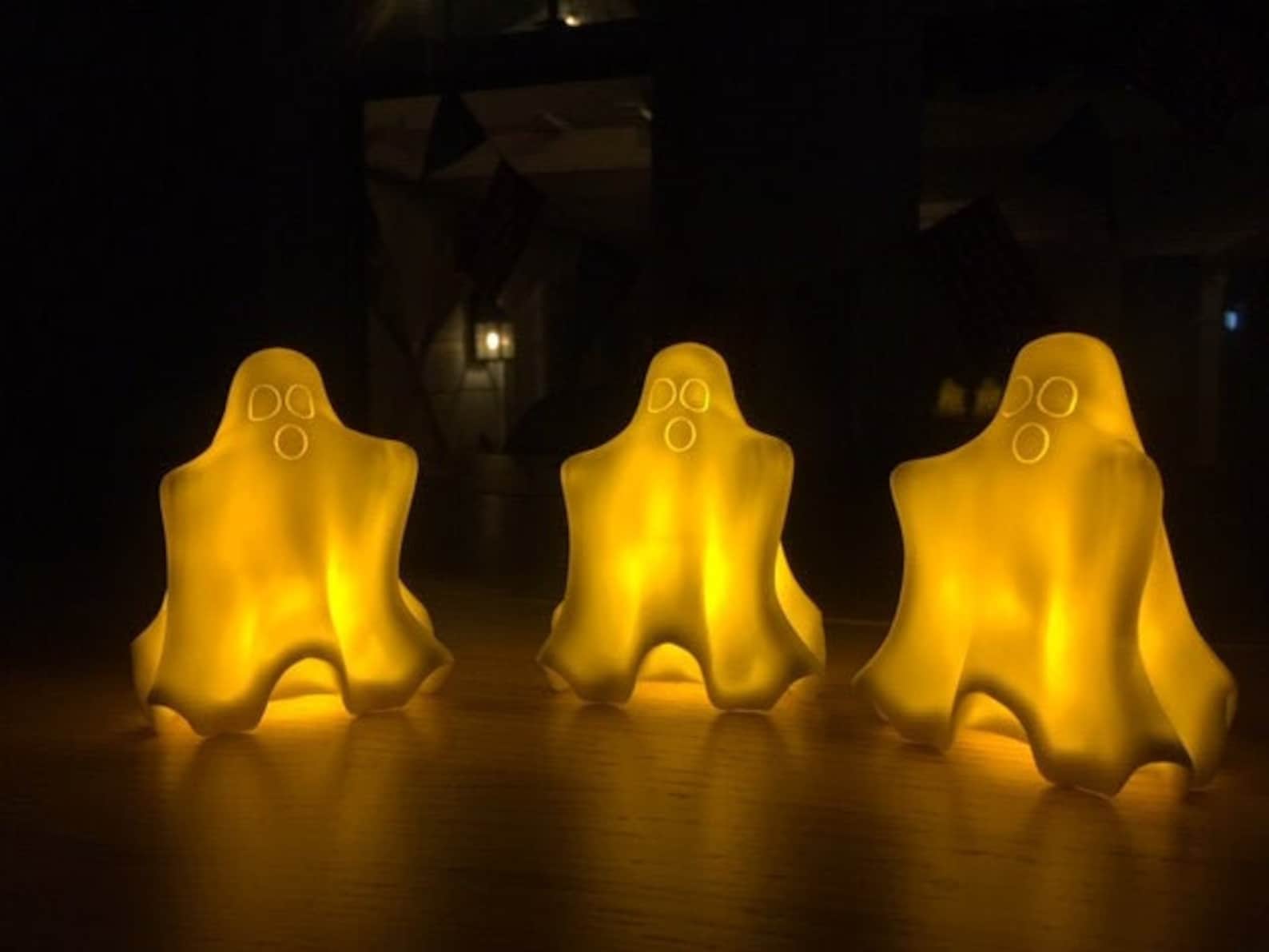 Light up Halloween Ghost Decorations glowing Halloween Ghost | Etsy