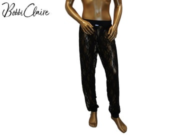 Black Stretch Satin Full Bottom Brief for Men | Etsy