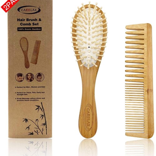 Natural Organic Bamboo Comb Set - Etsy