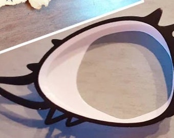 FREE SHIPPING 3D Printed Fursuit Splat Eyes Slime Eyes 3D Fursuit Eye ...