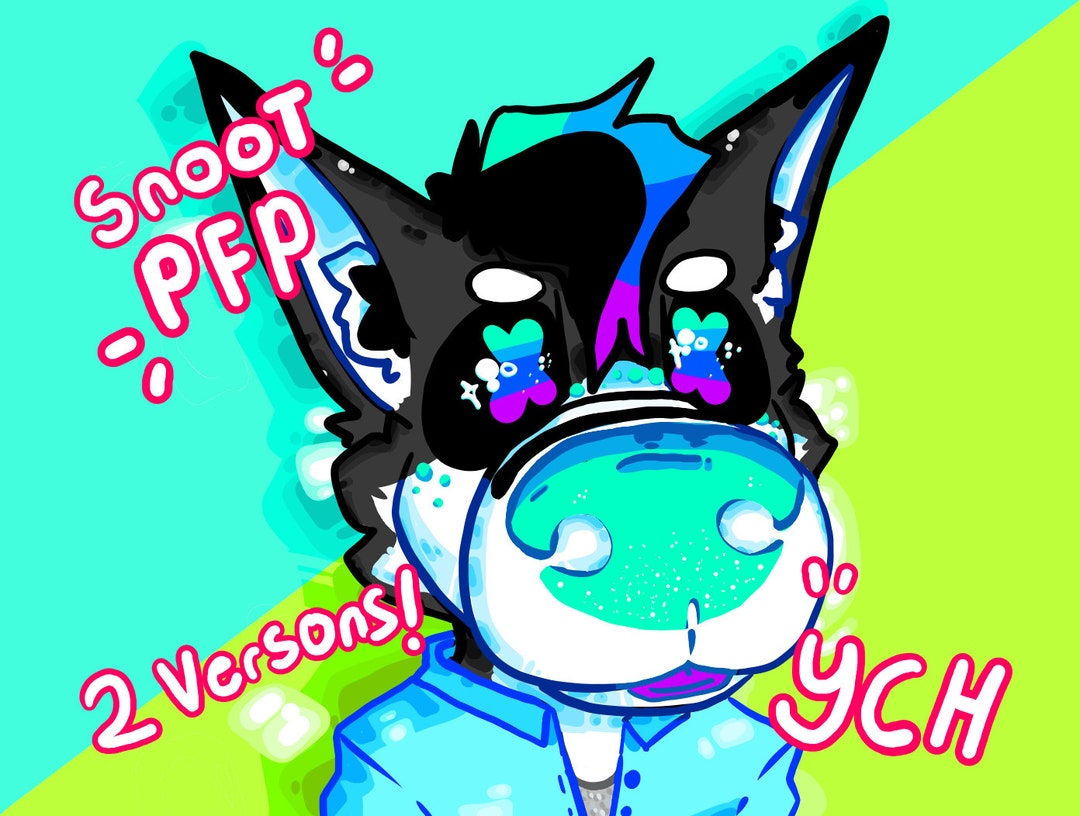 YCH Custom Snoot Pfp Art Fursona Furry Cute Kawaii Nose Art Full ...
