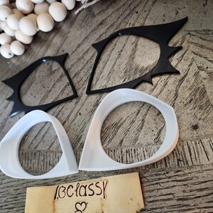 FREE SHIPPING 3D Printed Fursuit Costume Lizard Eyeblanks (attachable ...