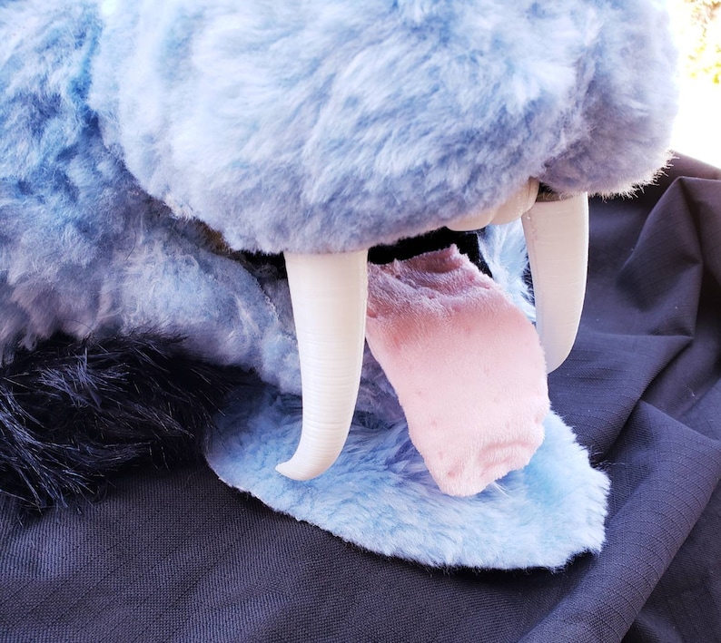 FREE SHIPPING 3D printed Fursuit Costume Saber Tooth set Top | Etsy