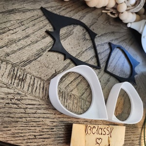 FREE SHIPPING 3D Printed Fursuit Costume Lizard Eyeblanks (attachable ...