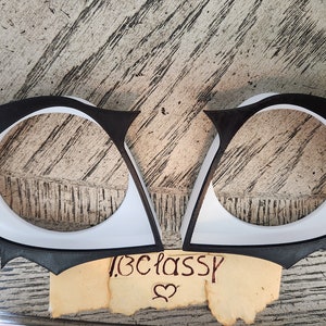 FREE SHIPPING 3D Printed Fursuit Costume Lizard Eyeblanks (attachable ...