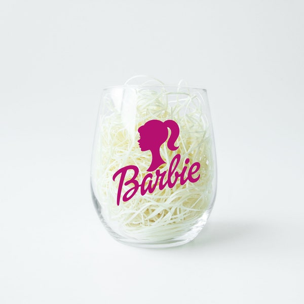 Come on Barbie Lets Go Party Wine Glass - Etsy