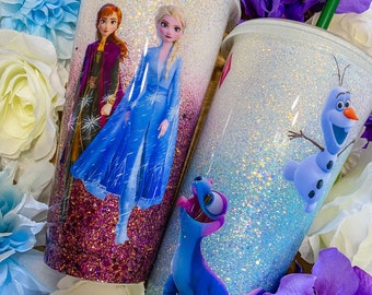 Elsa Cup, Elsa, Elsa Tumbler, Vaso De Elsa, Vaso Para Ninas, Girl Cups ...