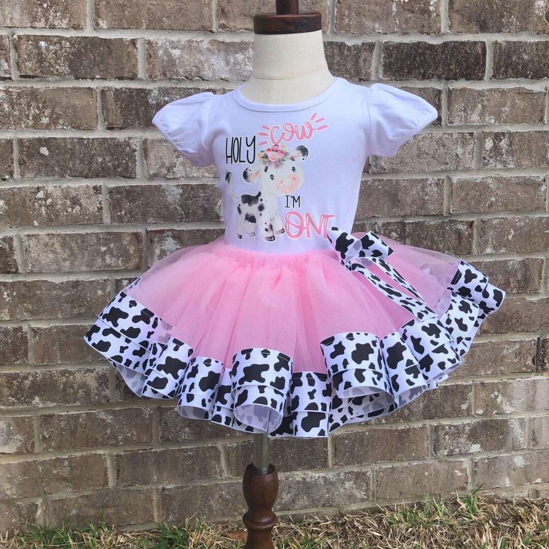 Holy Cow Im One Tutu Set, Farm Tutu Set, Farm Party, Farm Birthday - Etsy