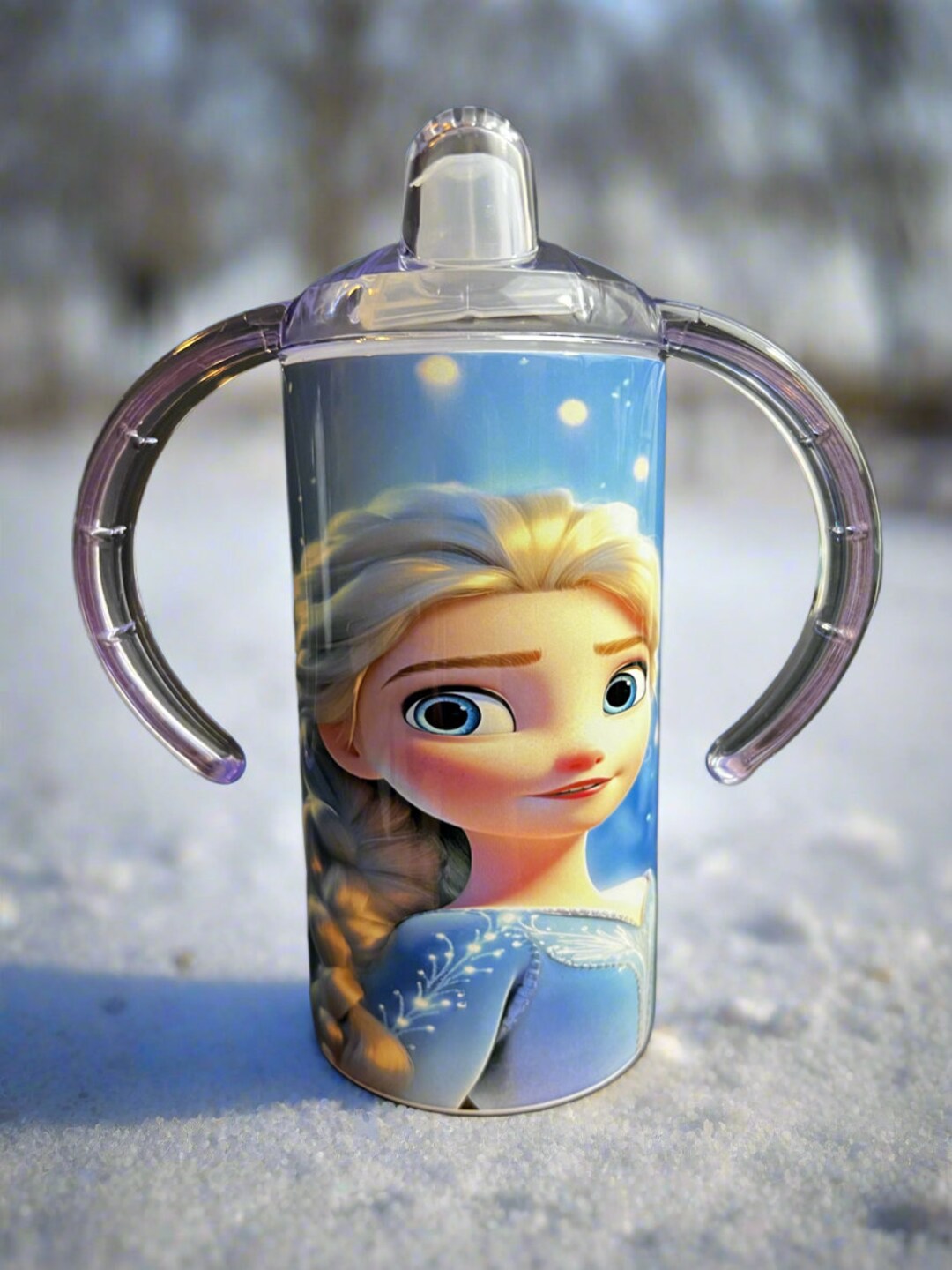Elsa, Frozen, 12oz Stainless Steel Sippy Cup Tumbler, NIB - Etsy