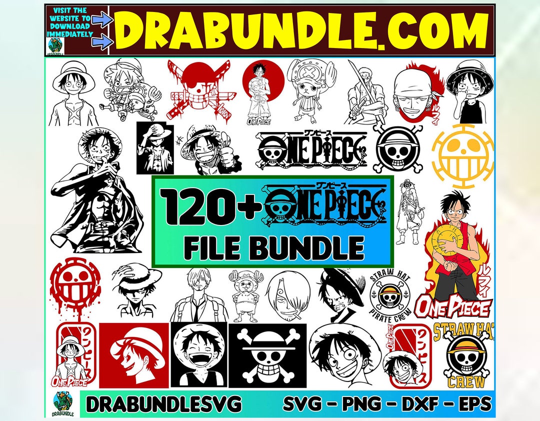 Anime Mega Pack SVG Anime DXF File SVG File Anime Pirates - Etsy
