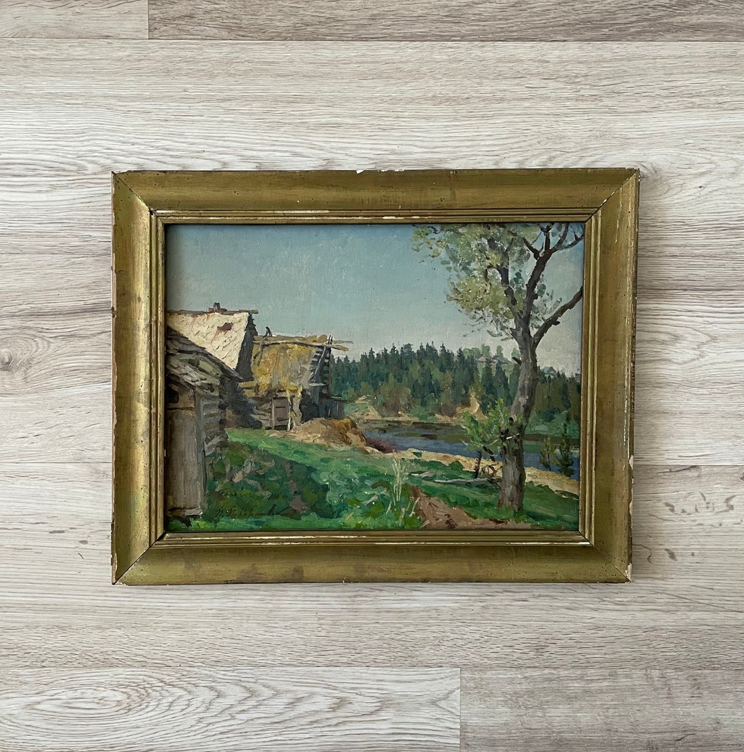 Antique Oil Painting Original, Oil Painting Original Vintage, Original ...