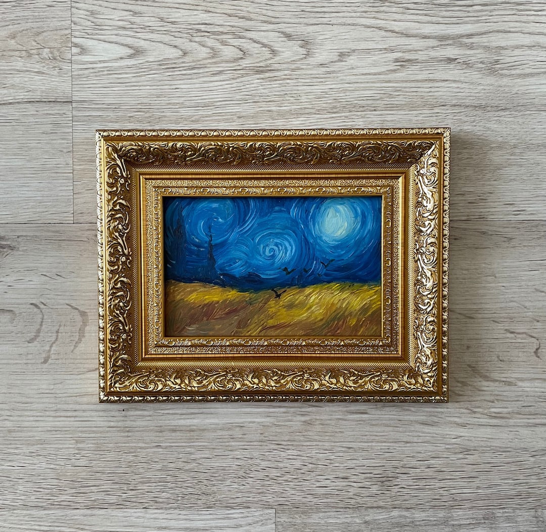 Original Oil Painting, Gold Framed Vintage Painting, Oil Painting ...