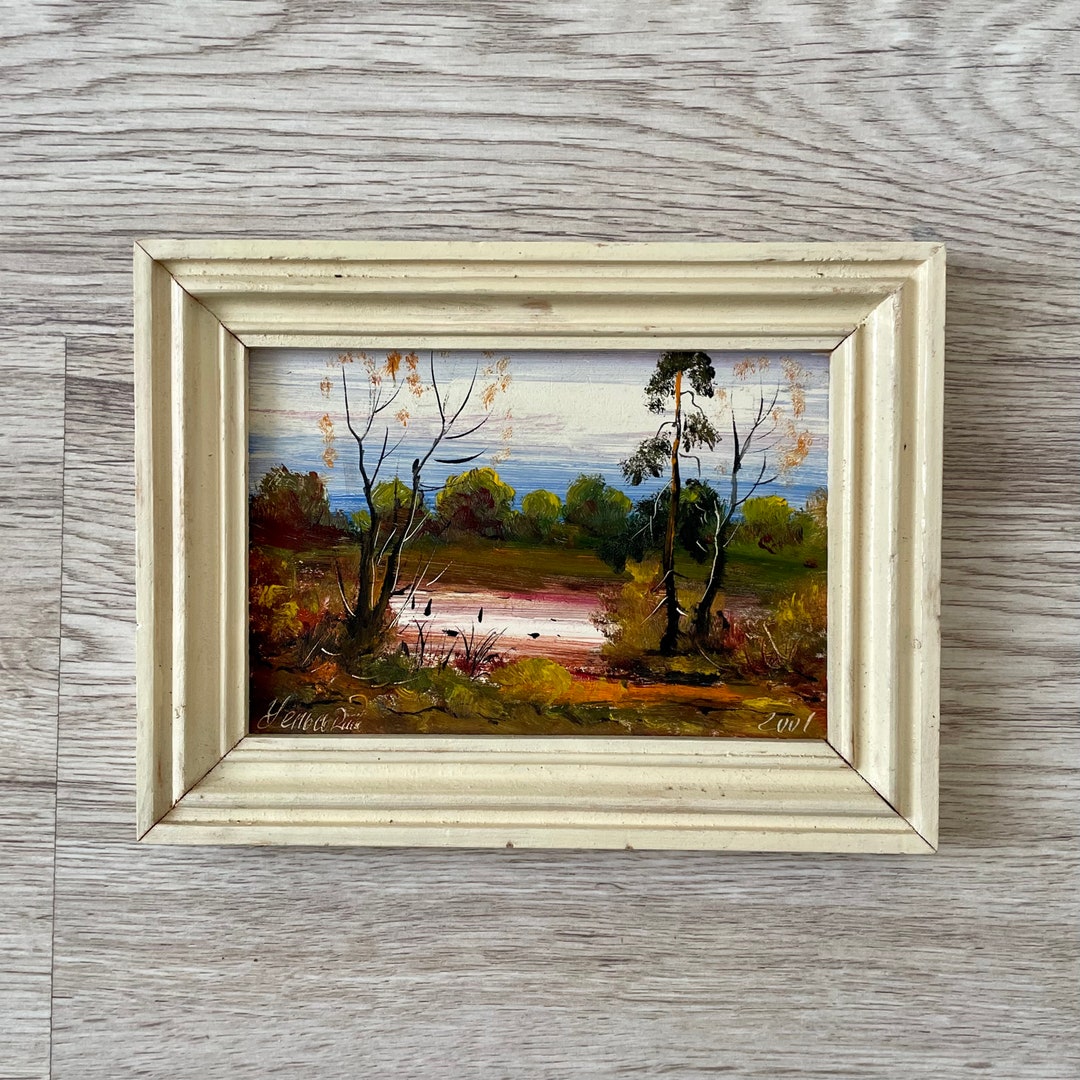 Vintage Original Painting, Oil Painting Original, Original Oil Painting ...