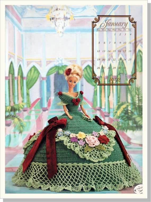 Craft Supplies & Tools Crochet Vintage Barbie Doll The Cotillion ...