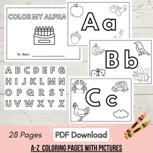 Alphabet Coloring Pages, Preschool Coloring Pages, Preschool Activity ...