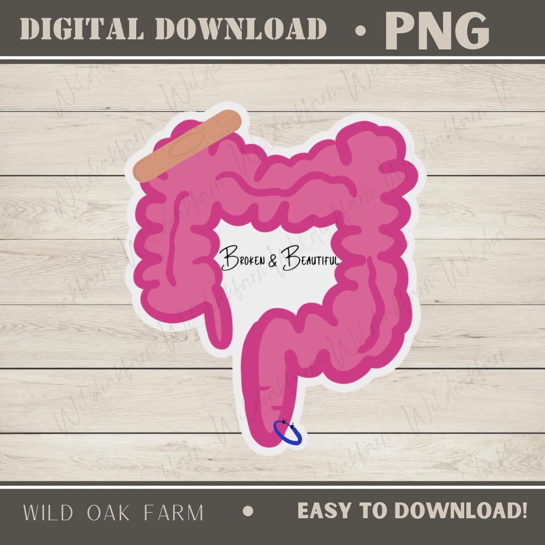 IBD Awareness Digital Download File / Transparent / Seton Drain ...