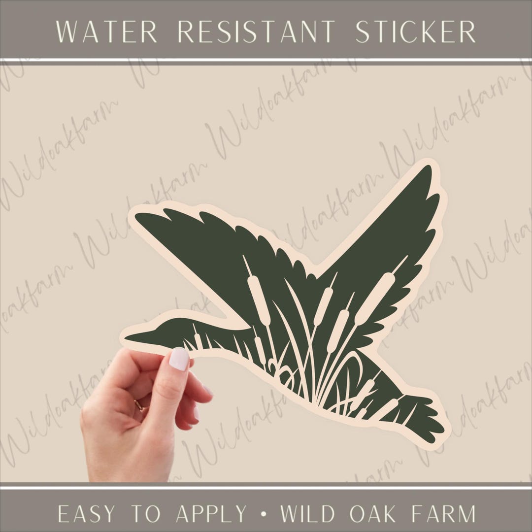 Duck Hunting Decal Sticker / Duck Blind / Hunting Decal / Wildoakfarm ...