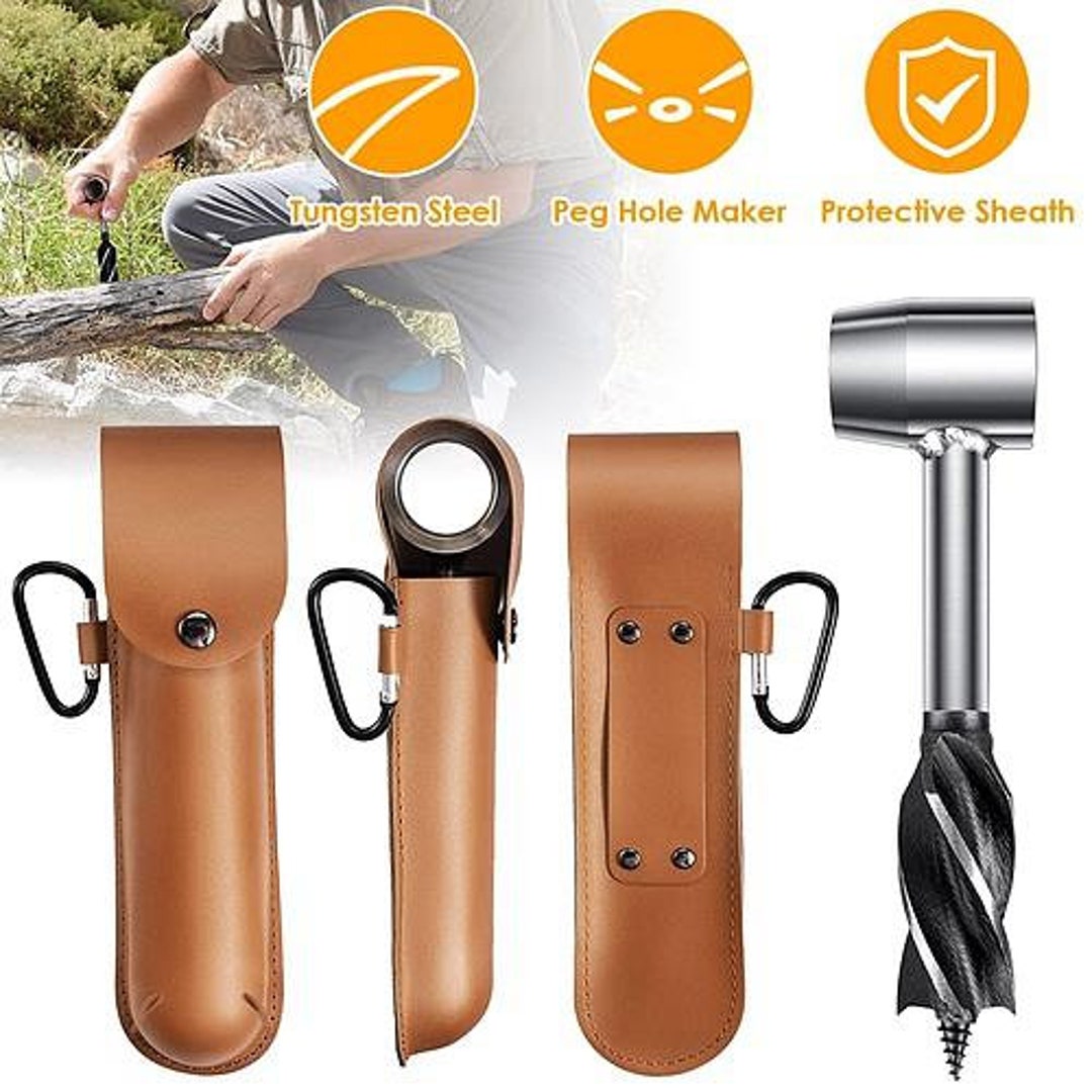 Outdoor Survival Tools for Bushcraft Hand Auger Wrench Woodworking ...