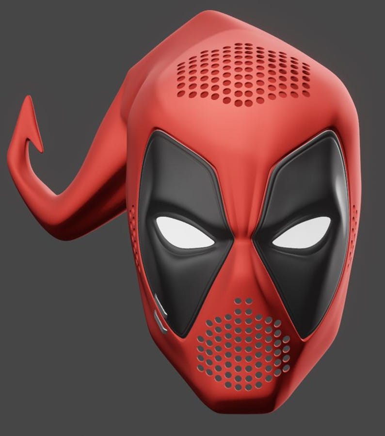 Deadpool Marvel Rivals Faceshell/lense 3d Print File - Etsy Canada