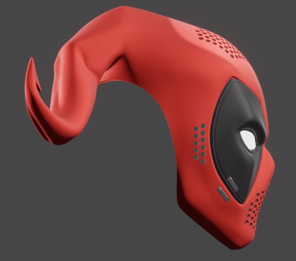 Deadpool Marvel Rivals Faceshell/lense 3d Print File - Etsy