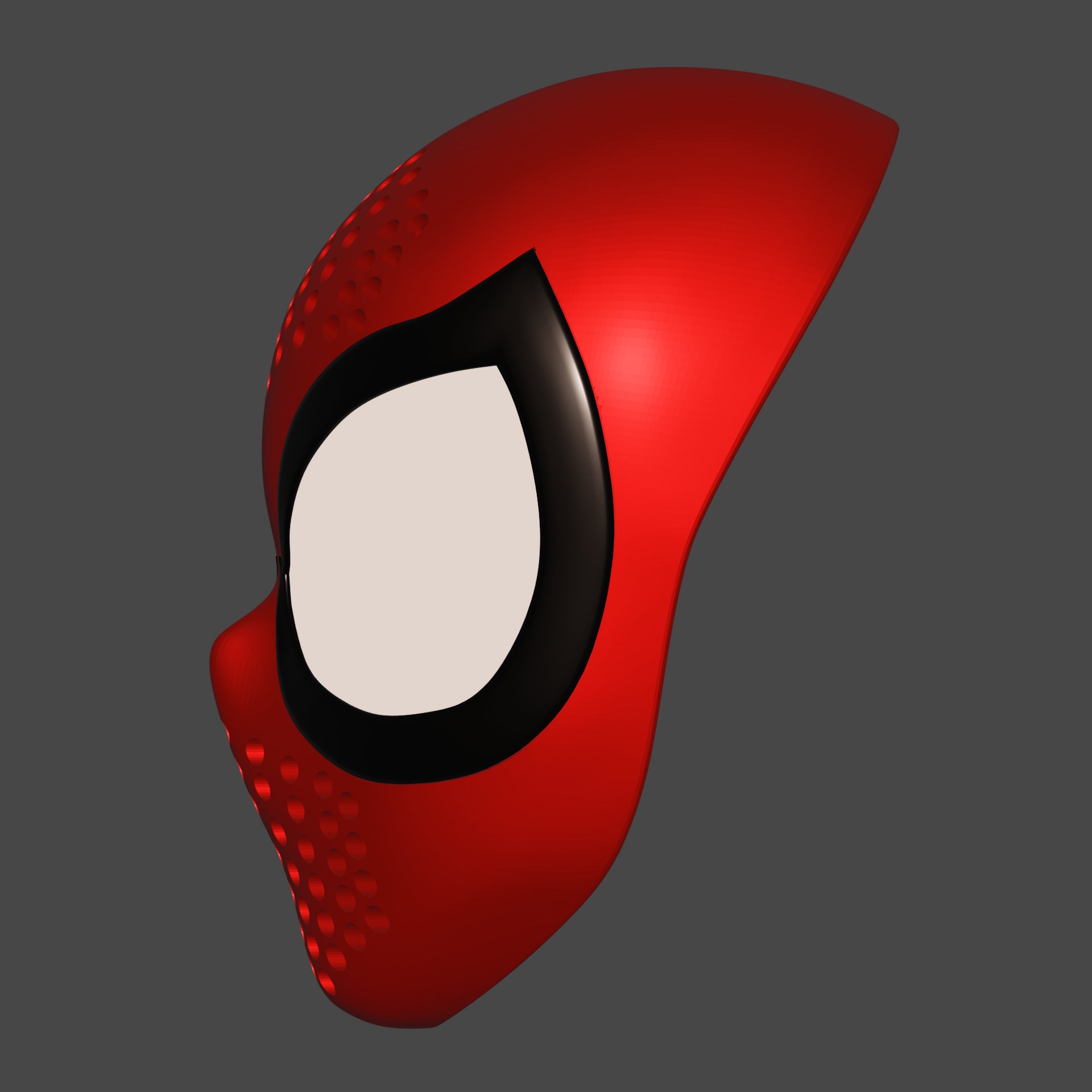 Ultimate Spider-man Faceshell/lense 3d Print STL File - Etsy