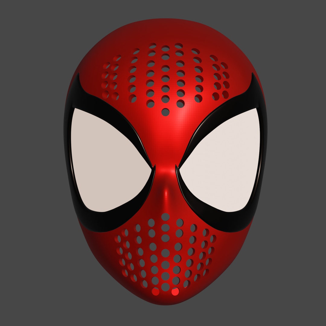 Ultimate Spider-man Faceshell/lense 3d Print STL File - Etsy