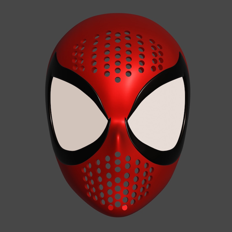 Spiderman Face Shell - Etsy
