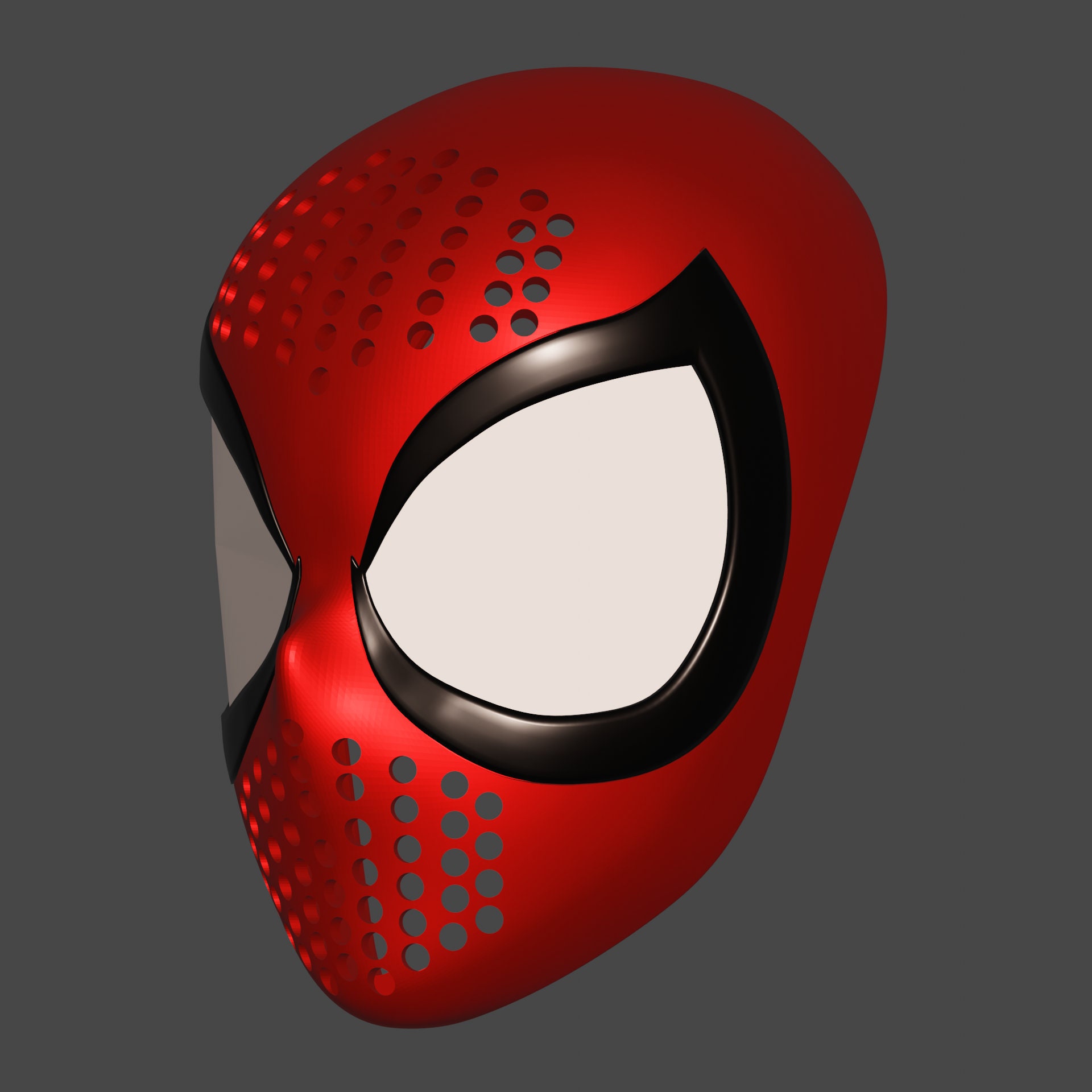 Ultimate Spider-man Faceshell/lense 3d Print STL File - Etsy