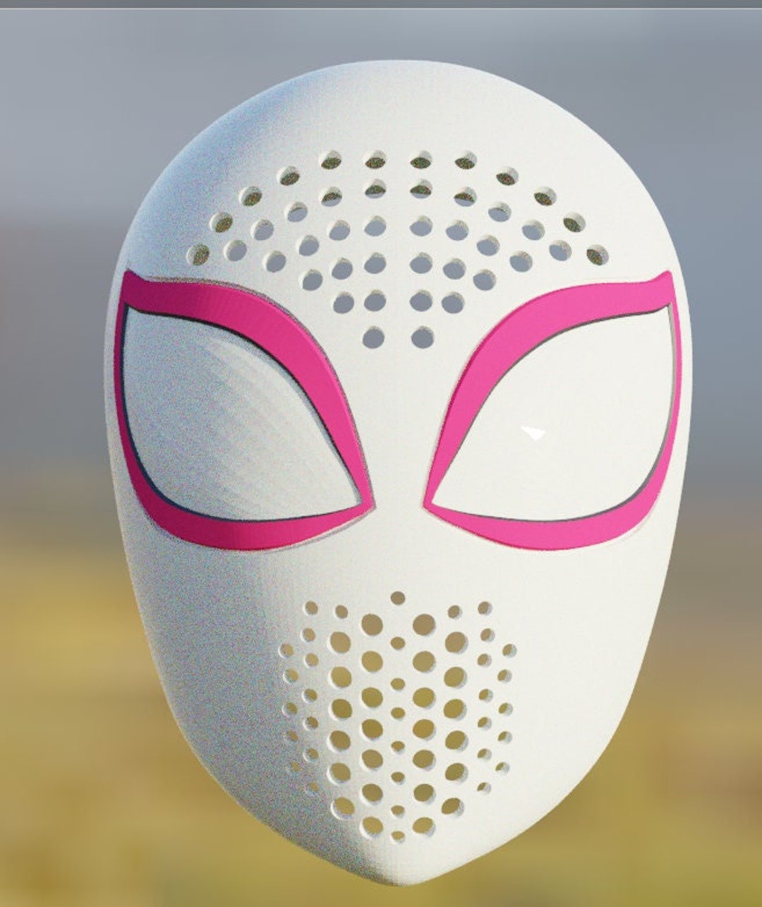 Spider-gwen Faceshell ( Spider-man Into/across the Spider-verse ) - Etsy
