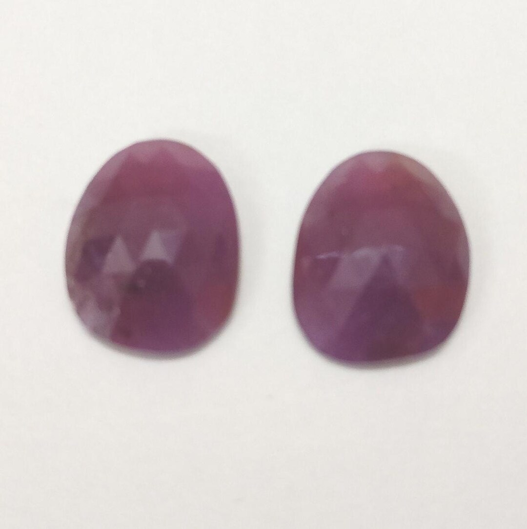 Natural Red Ruby Gemstone 11x14 MM Rose Cut Fancy Shape Loose Stone ...
