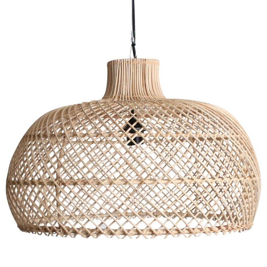 Rattan Lamp Maze Handwoven - Etsy