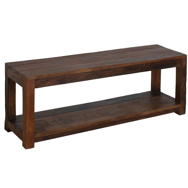 Bench With Shelf - Etsy