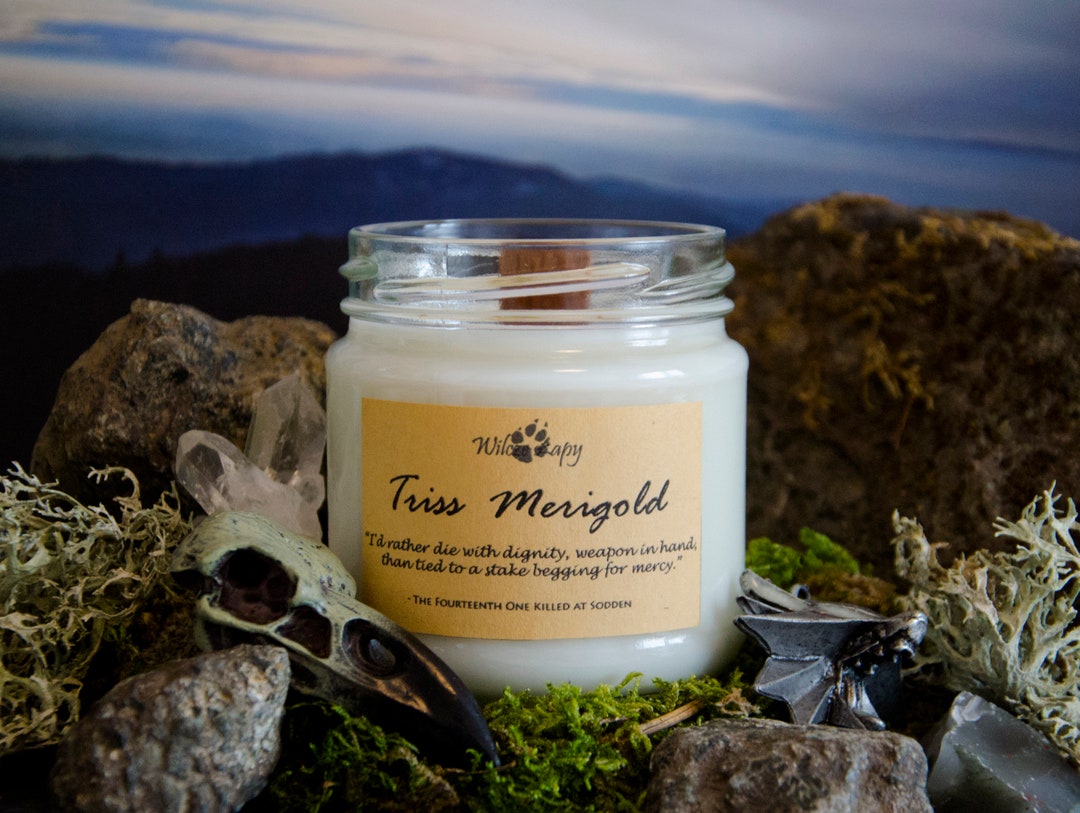 The Witcher Scented Soy Candle Triss Merigold - Etsy