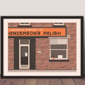 Henderson's Relish - Sheffield Print - Etsy UK