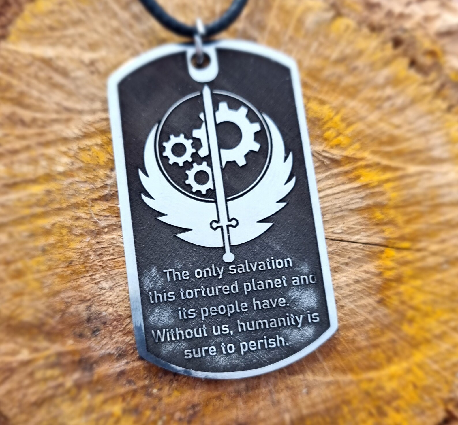 Fallout Brotherhood of Steel Necklace// Fallout Brotherhood of Steel ...