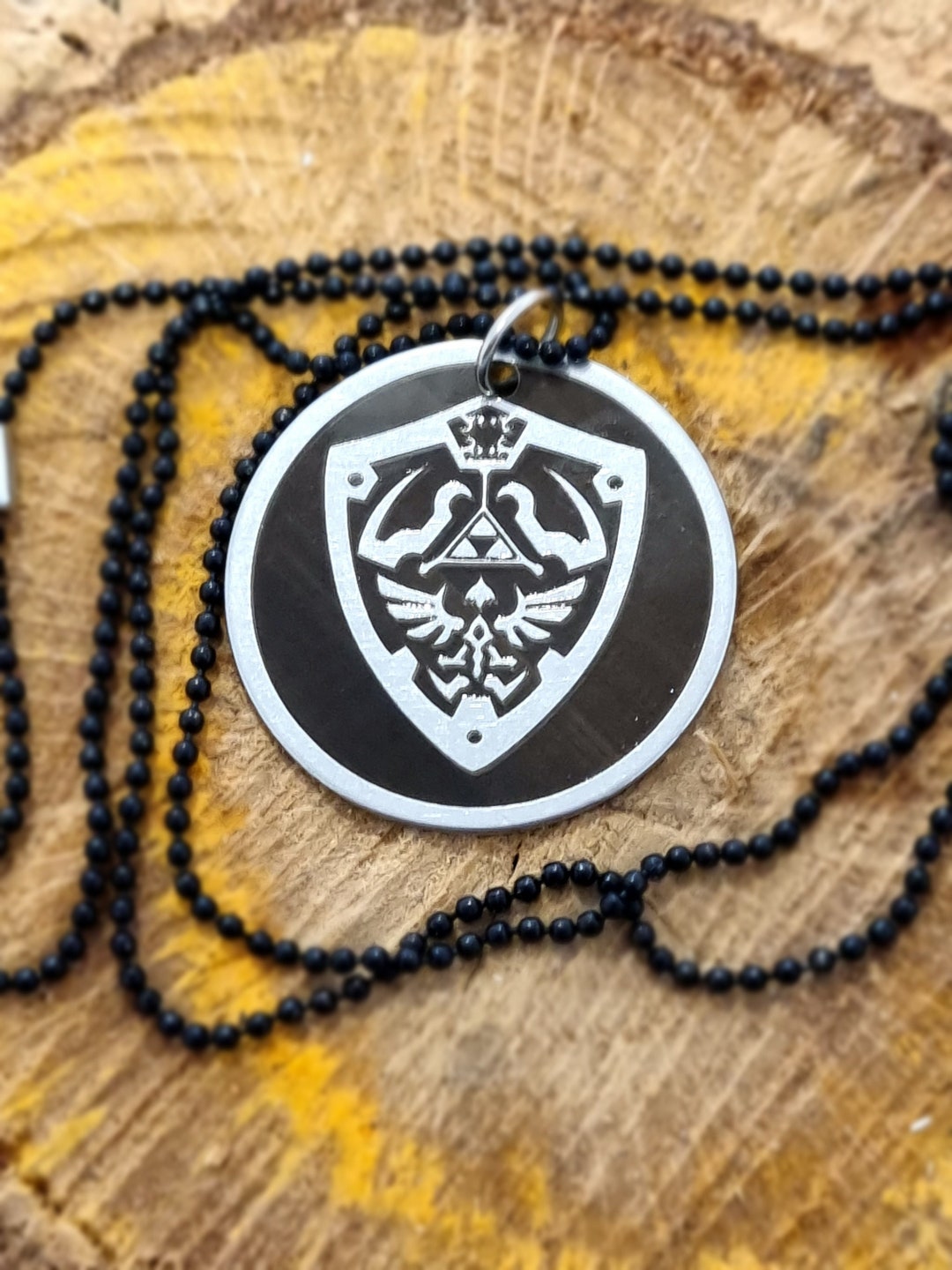 Hylian Zelda Link Shield of Steel Necklace //hylian Zelda Shield Link ...